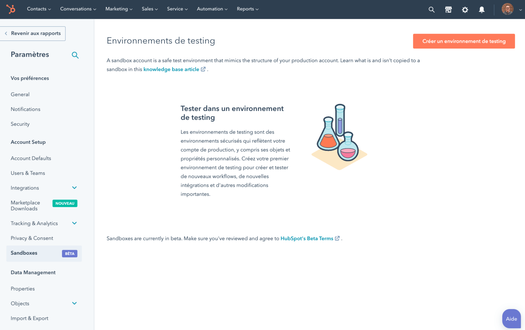 Logiciel sandbox : utiliser un environnement sécurisé | HubSpot